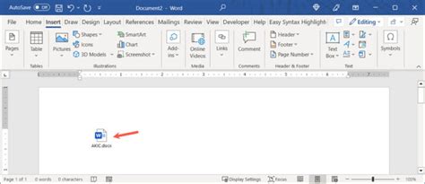 How To Insert A Word Document Into Another Word Document