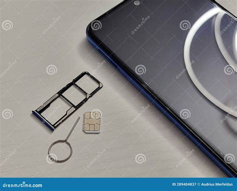 SIM Card Replacing Procedure Close Up Stock Image Image Of Communication Smartphone