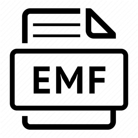 Document Emf Extension File File Type Format Type Icon