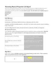 Physical Properties Of Building Materials Lab Study Course Hero