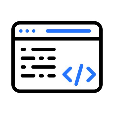 Programming Generic Color Outline Icon