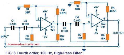 10 Useful Active Filter Circuit Diagrams Explored Homemade Circuit Projects
