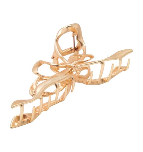 PICO HAARKLAMMER METALLIC BOW CLAW Mat Gold Irmgard Wangerin Concept Store