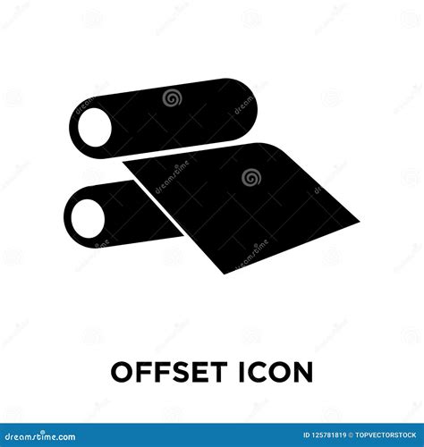Offset Icon Vector Isolated On White Background Logo Concept Of Stock