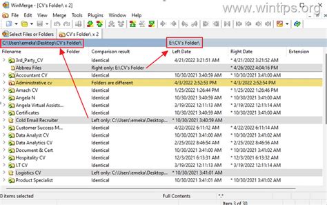 How To Compare Folders And Files In Windows 10