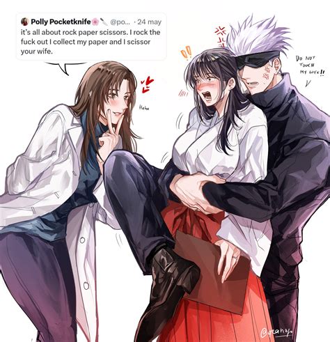 Gojou Satoru Ieiri Shoko And Iori Utahime Jujutsu Kaisen And 1 More