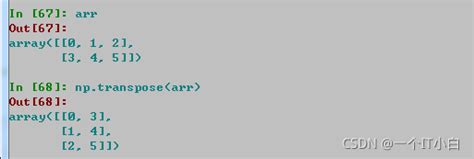 numpy 翻转数组 numpy数组反转 csdn博客