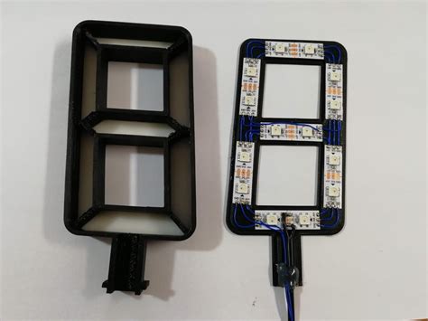 Seven Segment Led Clock Esp8266 Ws2812b By Jiri Dobry Download