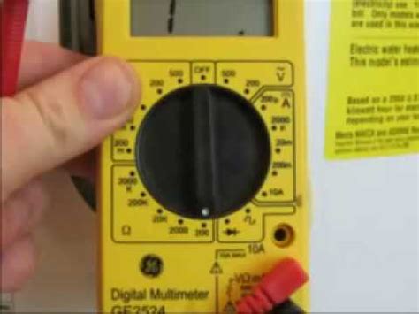 WATER HEATER ELEMENT How To TEST YouTube