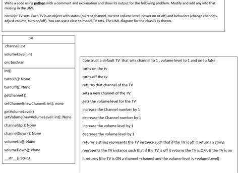 Solved Write A Code Using Python With A Comment And
