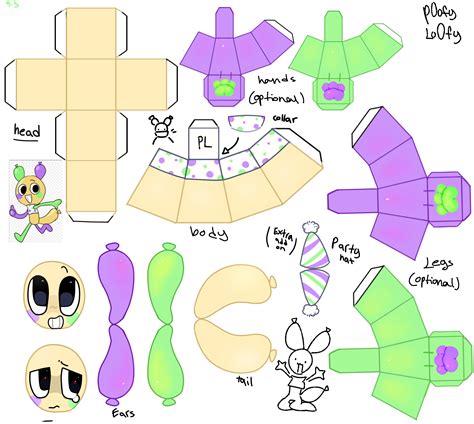 Dandys World Mini Foldable Looey💚💜 𝙼𝚢 𝚊𝚛𝚝 Click My Profile For More In 2025 Custom
