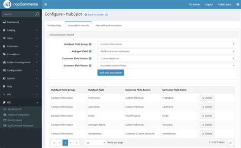 HubSpot Contact Plugin NopCommerce