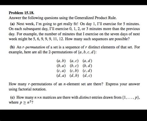 Solved Problem 15 18 Answer The Following Quesions Using Chegg Com