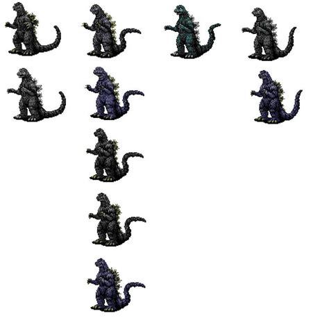 Godzilla Sprites By Supersonic1ooo On Deviantart