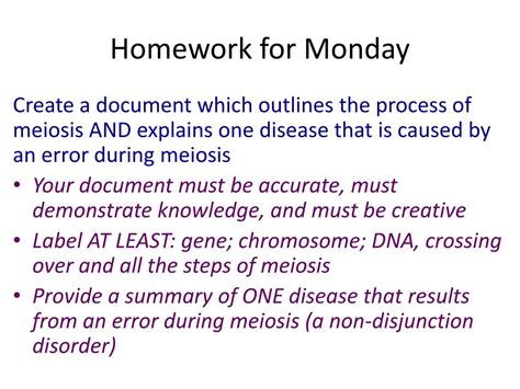 Ppt Meiosis 10 Th Grade Powerpoint Presentation Free Download Id