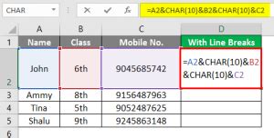 Line Break In Excel How To Insert Line Break In Excel