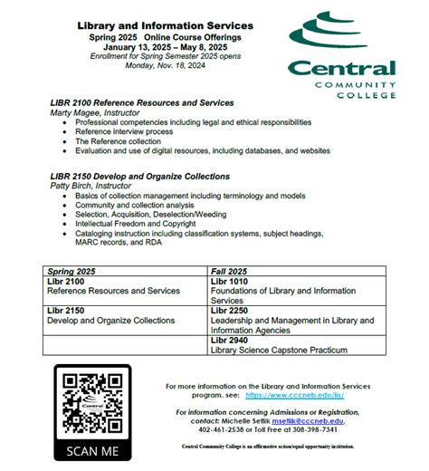 Ccc Library Information Services Classes For Spring 2025 Nebraska
