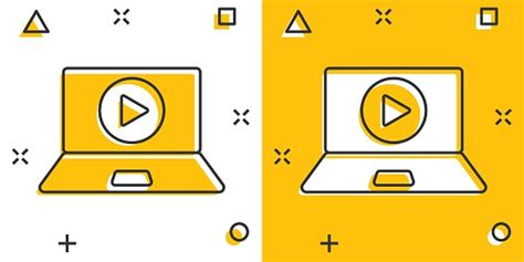 만화 스타일의 온라인 교육 과정 아이콘 웨비나 세미나 벡터 만화 일러스트 픽토그램 E러닝 비즈니스 컨셉 스플래시 효과 거리가 먼에 대한 스톡 벡터 아트 및 기타 이미지