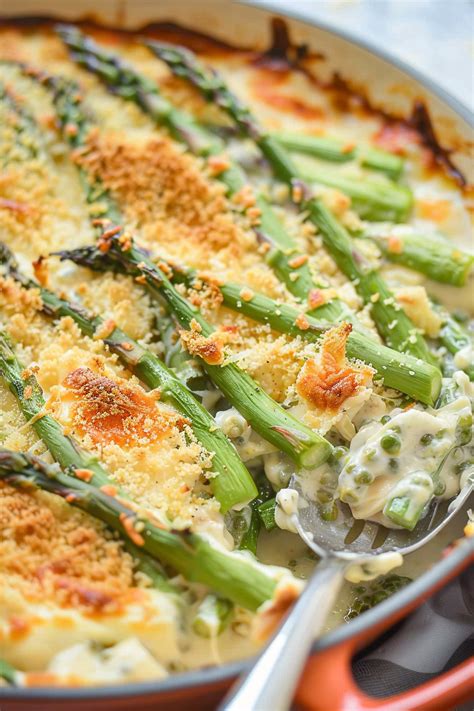 Cheesy Asparagus Casserole Cheesy Asparagus Casserole