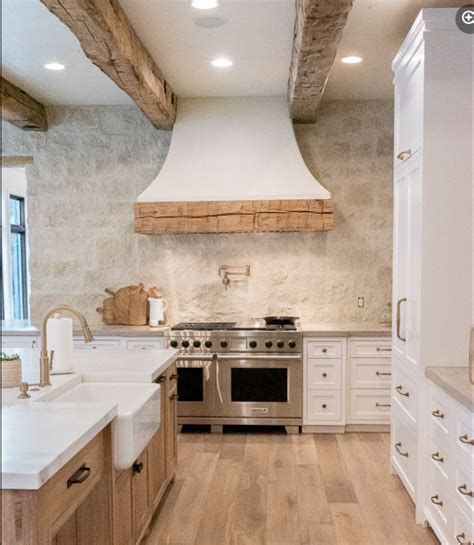 Limestone Kitchen Wall For Farmhouse Kitchens