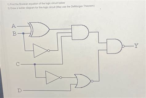 Solved Draw The Boolean Equivalent Circuit For The Following Chegg