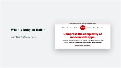 What Is Ruby On Rails Everything You Should Know CJ CO