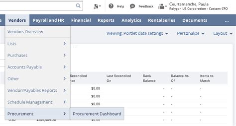 Custom Center Categories And Custom Center Links Within Netsuite Native Tab Dashboard