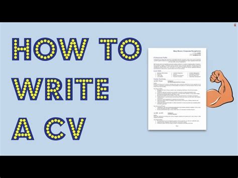 How To Write A CV