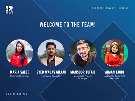 Hr Pod Hiring Talent Globally On Linkedin Welcomeaboard