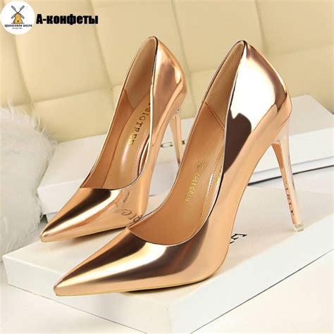 Туфли Женский Искусственная кожа размер 42 Шпилька лодочки Без застёжки купить C доставкой на