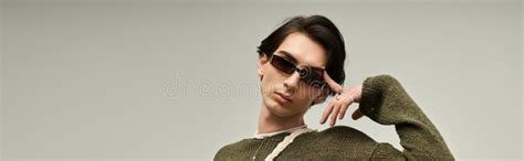 Fashionable Non Binary Youth Showcases Unique Stock Image Image Of Beauty Lgbt 382031977