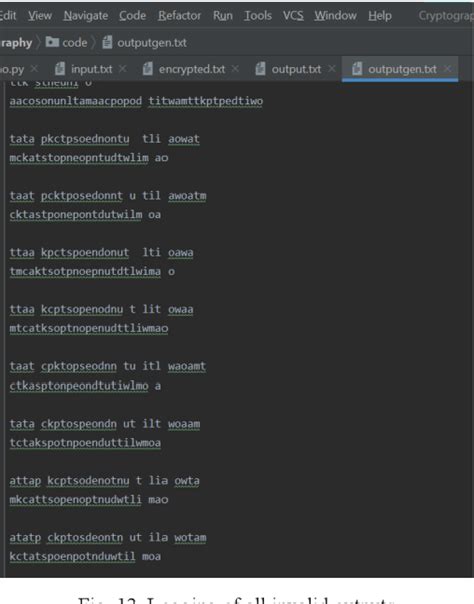 figure 13 from a novel way of decrypting single columnar transposition ciphers semantic scholar