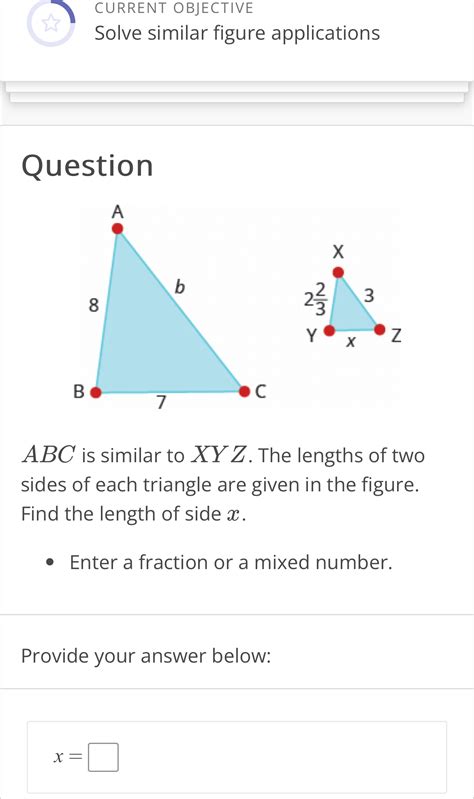 Solved Current Objectivesolve Similar Figure