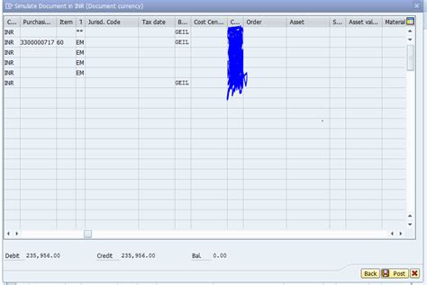 Solved Balancing Field Business Area In Line Item 003 N Sap Community