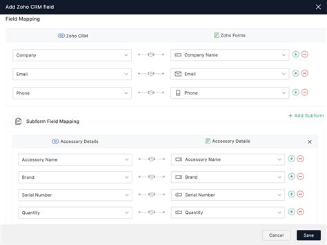 Zoho Crm Integration Zoho Crm Field Zoho Forms