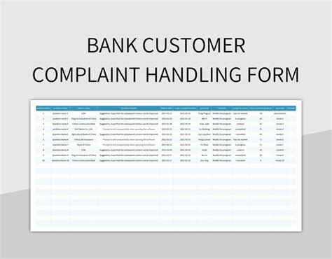 Free Complaints Log Templates For Google Sheets And Microsoft Excel