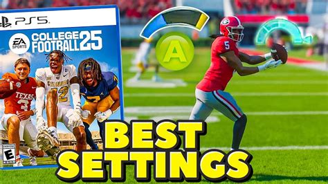The Best Passing Settings For College Football 25 Youtube