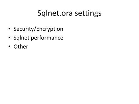 Ppt Sqlnetora Powerpoint Presentation Free Download Id1976315