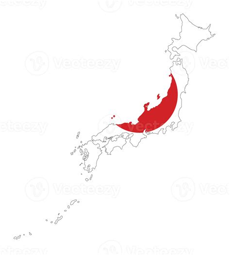 Japan Map Flag Inside With High Details Okinawa Islands 22826933 Png