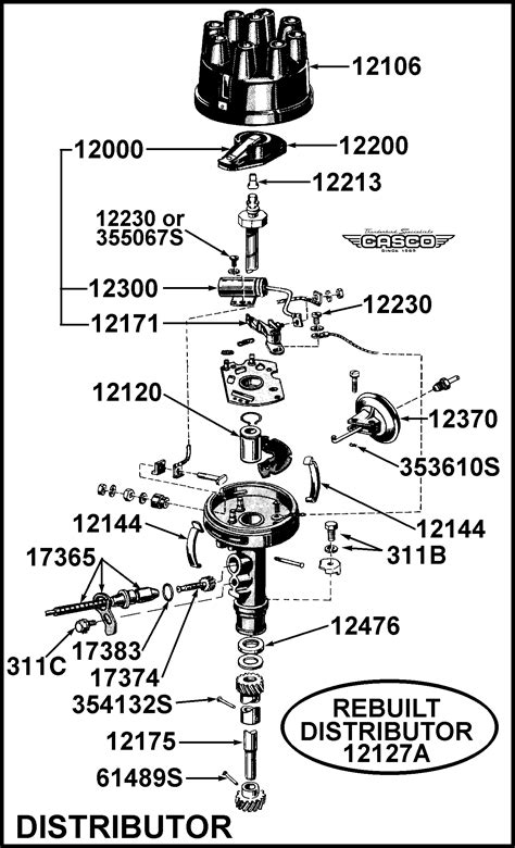 Oil Seal Distributor Shaft 1 Per Car