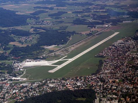 Austrian Aviation Art Airports Areal Views