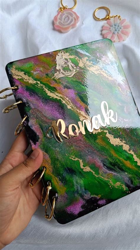 Resin Notebook Diy Resin Art Resin Crafts Diy Resin Crafts