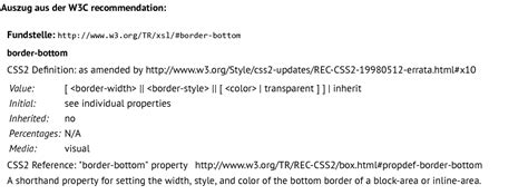 XSL FO Border Bottom Data2type GmbH