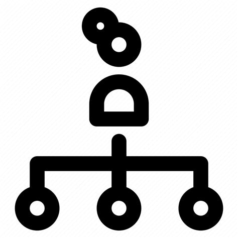 Hierarchy Management Structure Leader Team Woman Icon Download On Iconfinder