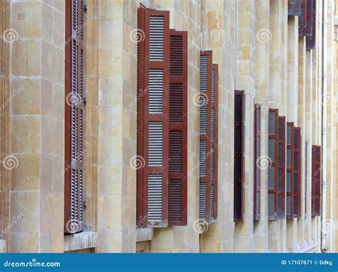 Classical Shutter Design Beirut Lebanon Stock Image Image Of