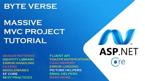 Aspnet Core Mvc Massive Mvc Project Tutorial Project Setup And