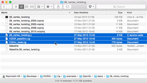 Nvidia Cg Programs With Xcode On Mac Nerd Backyard