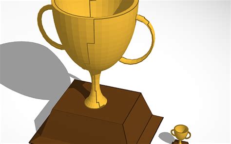 3d Design Trophy Tinkercad