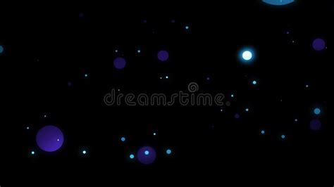 Glowing Blue Particles Floating In Dark Space Background Stock Footage Video Of Glow Energy