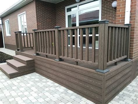 Отделка веранды террасной доской из ДПК | Patio, Outdoor decor, Outdoor ...